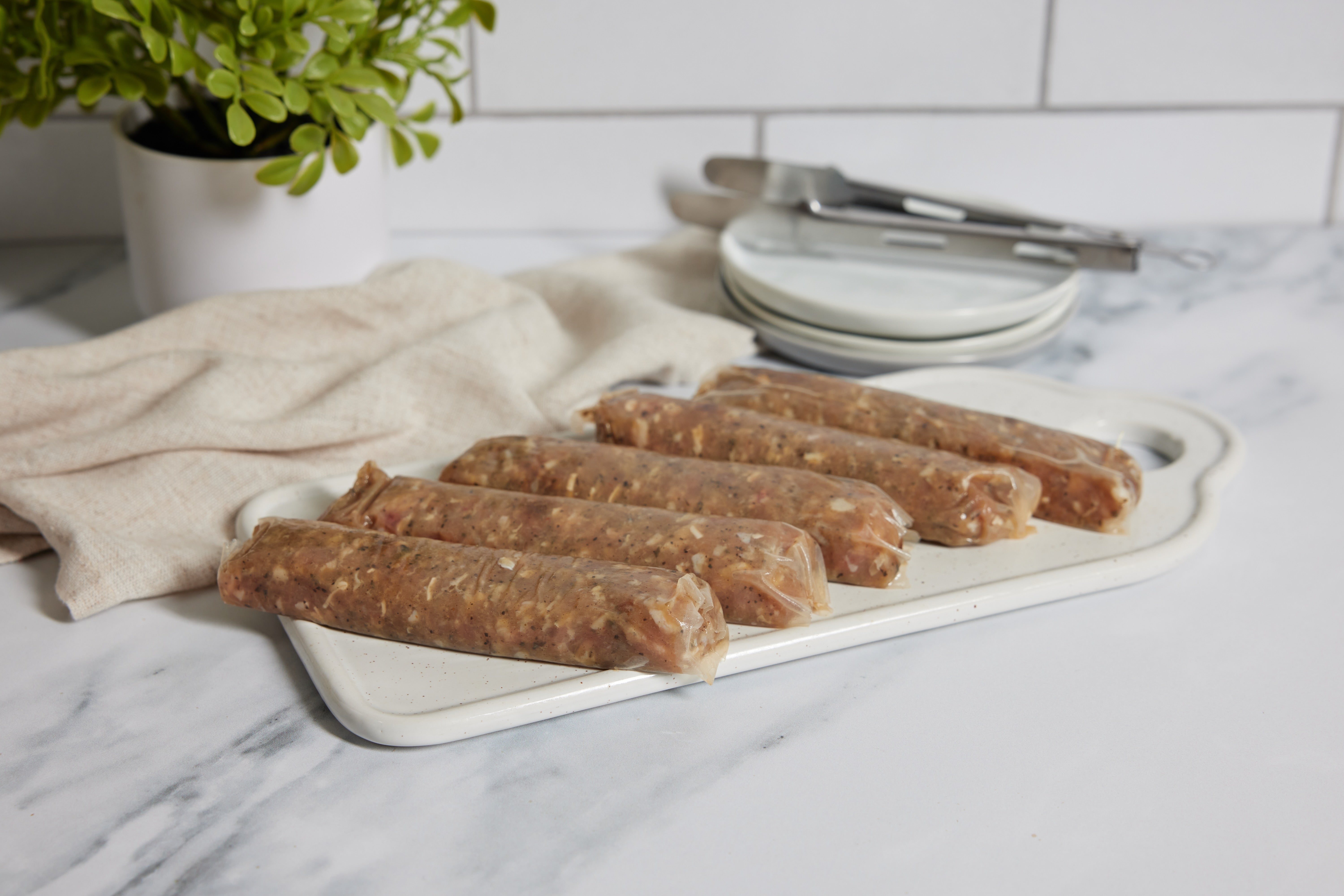 Tomato Basil Chicken Sausage Links – Becker Farms
